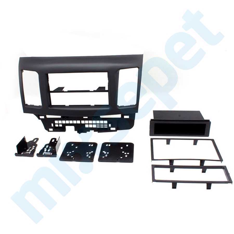 Mitsubishi Lancer Double Multimedya Çerçevesi 08-006p - Mix Sepet